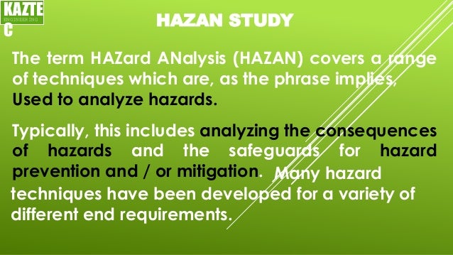 HZOP-HAZID Presentation by Tony