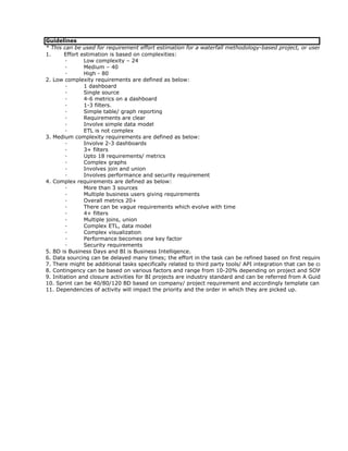 WBS for Agile Business Intelligence Projects | PDF