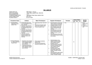 Mulok tehnik dan bisnis sepeda motor untuk smk | DOC