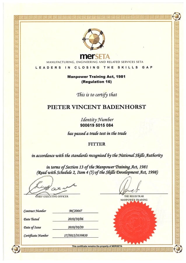 Trade Certificate & Certificate of Excellence | PDF