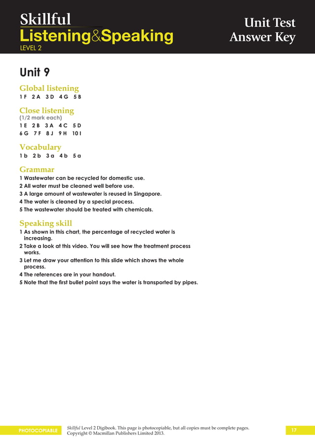 Skillful Level 2 LS answer-key | PDF | Internet for Beginners | Internet