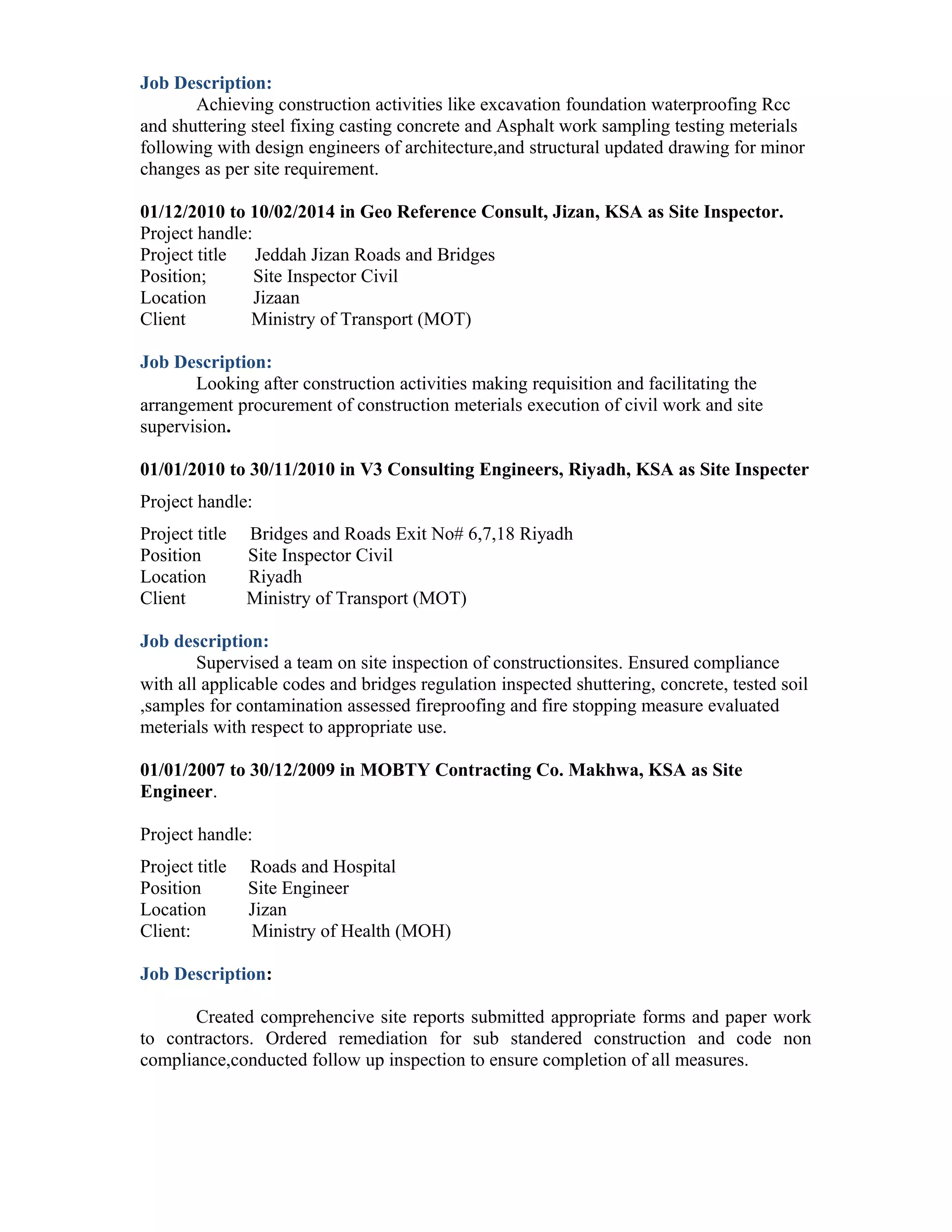 Cv of mudassar iqbal | DOC