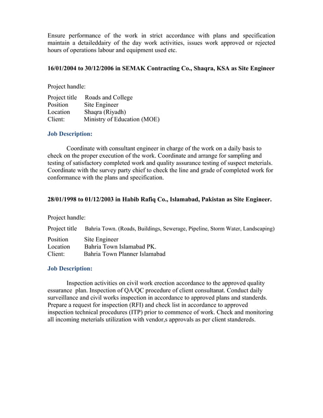 Cv of mudassar iqbal | DOC