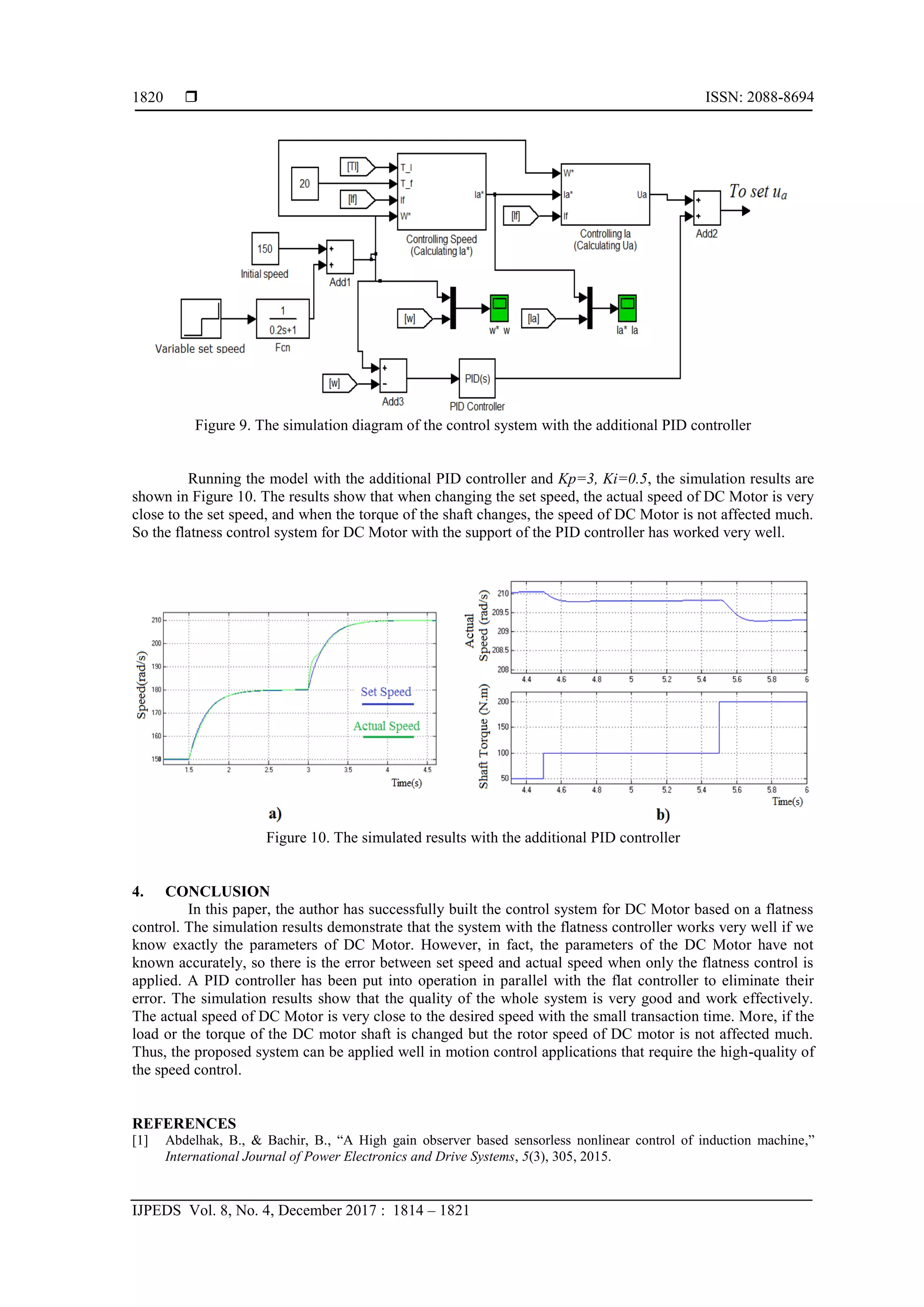 The Control Structure for DC Motor based on the Flatness Control | PDF