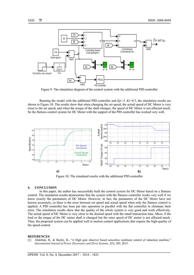 The Control Structure for DC Motor based on the Flatness Control | PDF