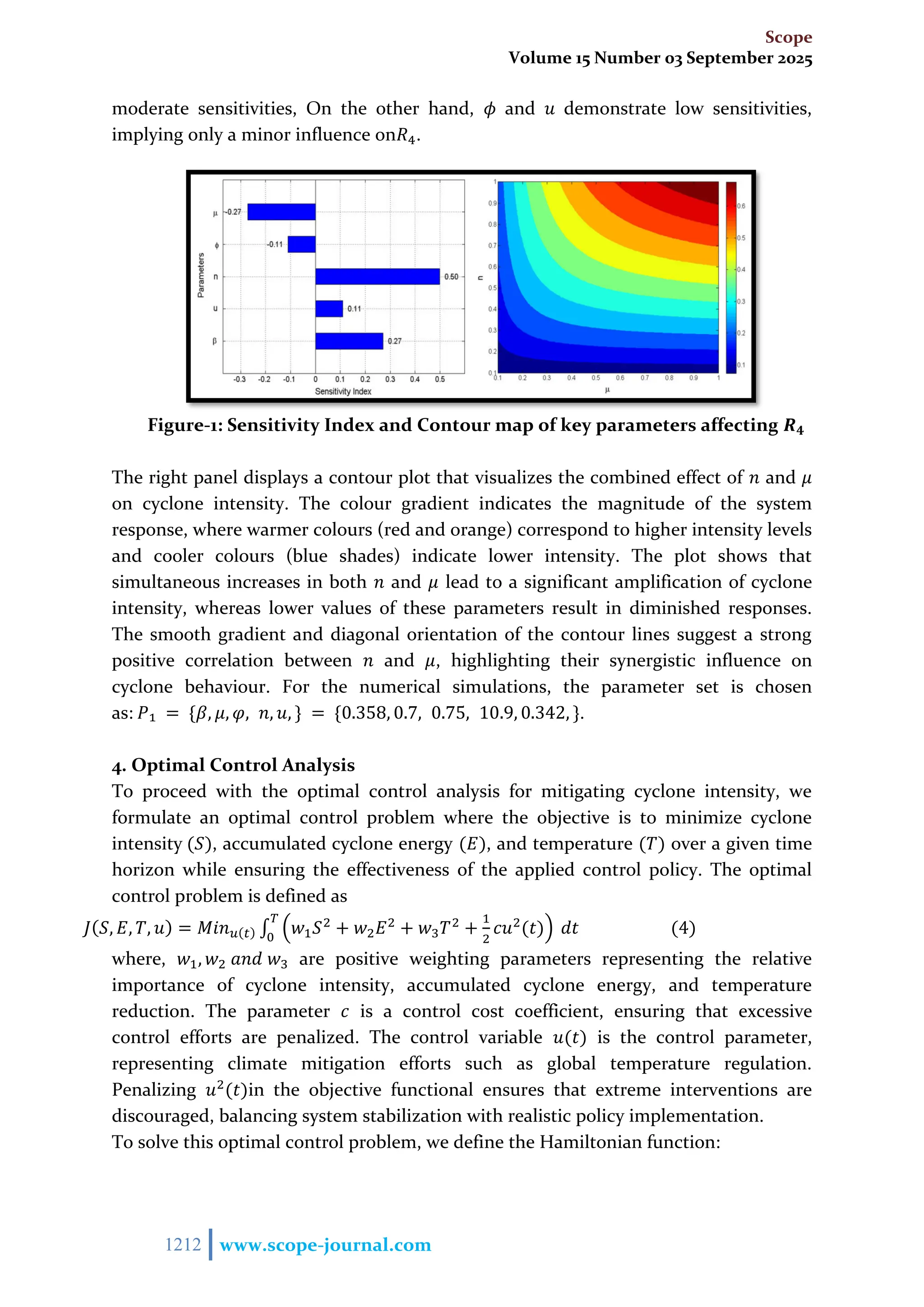 Mathematical Modelling, Sensitivity Analysis, and Optimal Control in ...