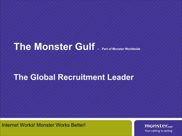 Monster Gulf - Intorduction | PPT