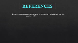 Classification of Controlled Drug Delivery Systems (NDDS).pptx