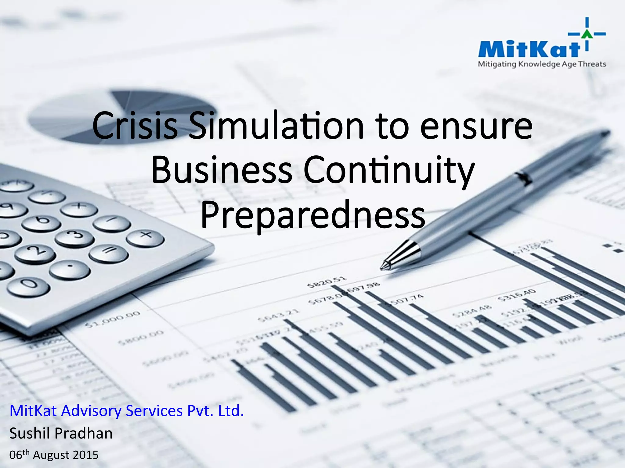 Crisis Simulation and BCM Preparedness | PDF
