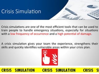 Crisis Simulation and BCM Preparedness | PDF