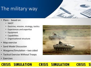 Crisis Simulation and BCM Preparedness | PDF