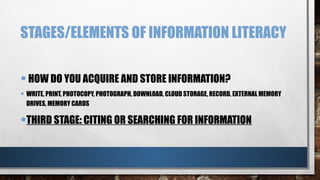 365081558-Stage-or-Elements-of-Information-Literacy.pptx