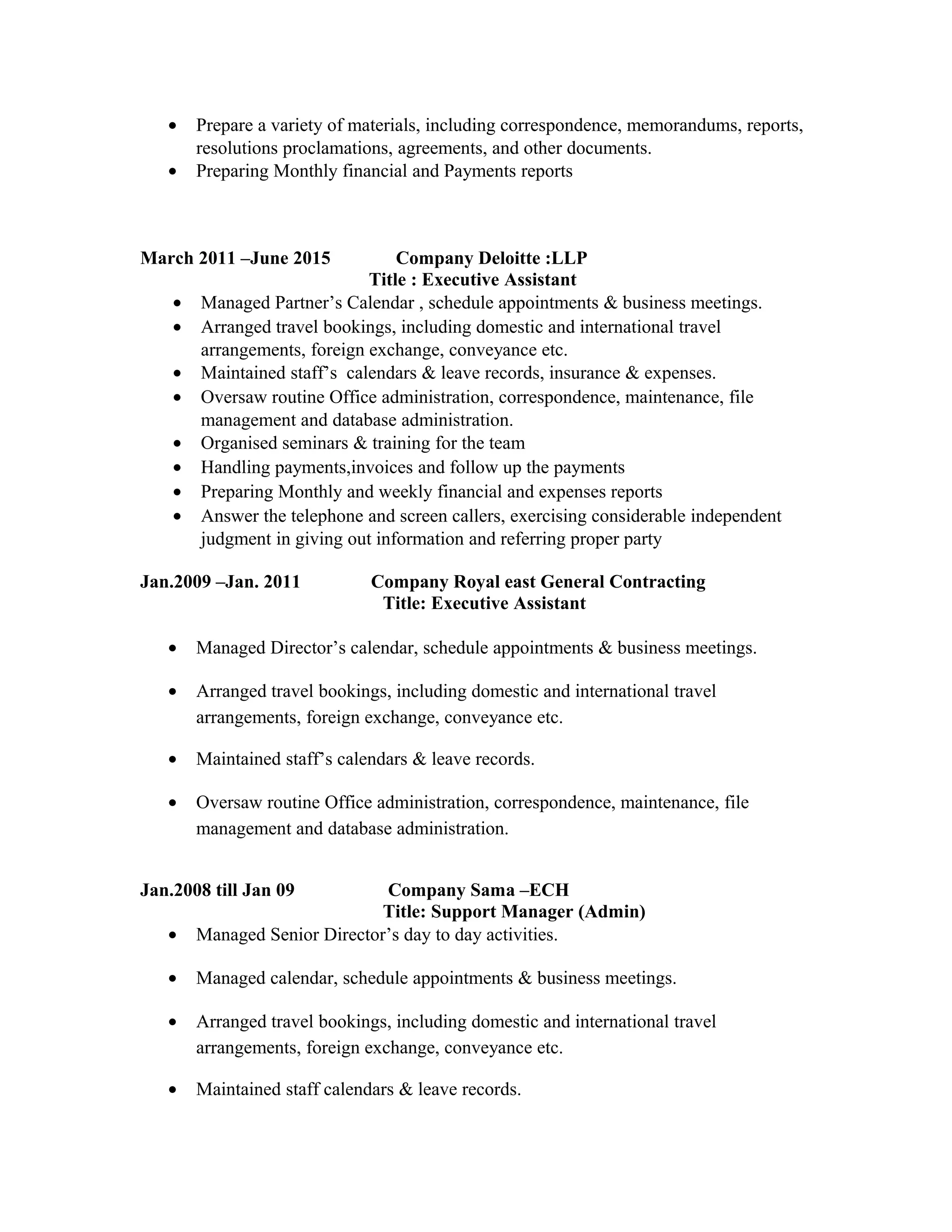 noha CV | DOC | Business Travel | Travel Type