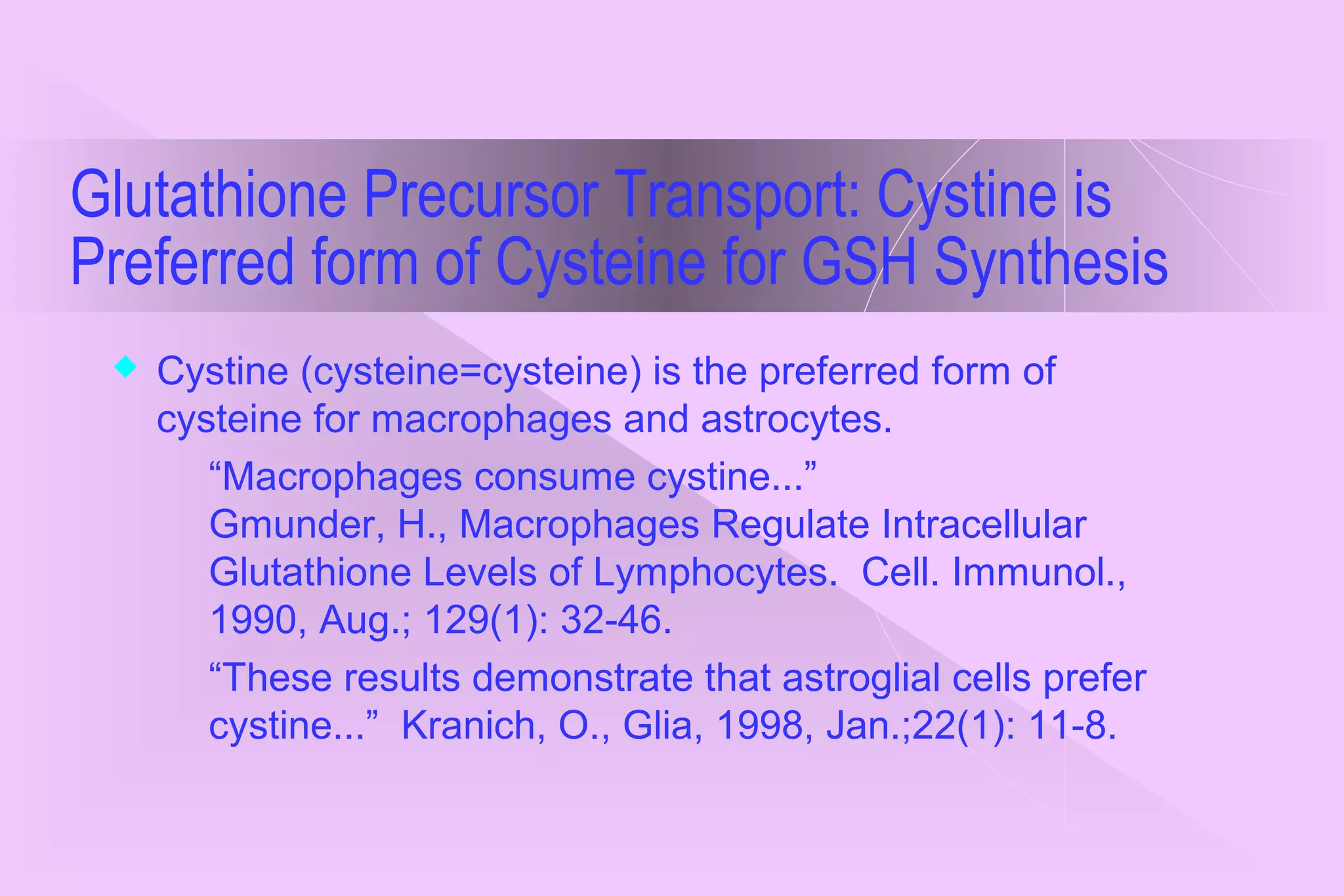 The role of glutathione in cell defense | PPT