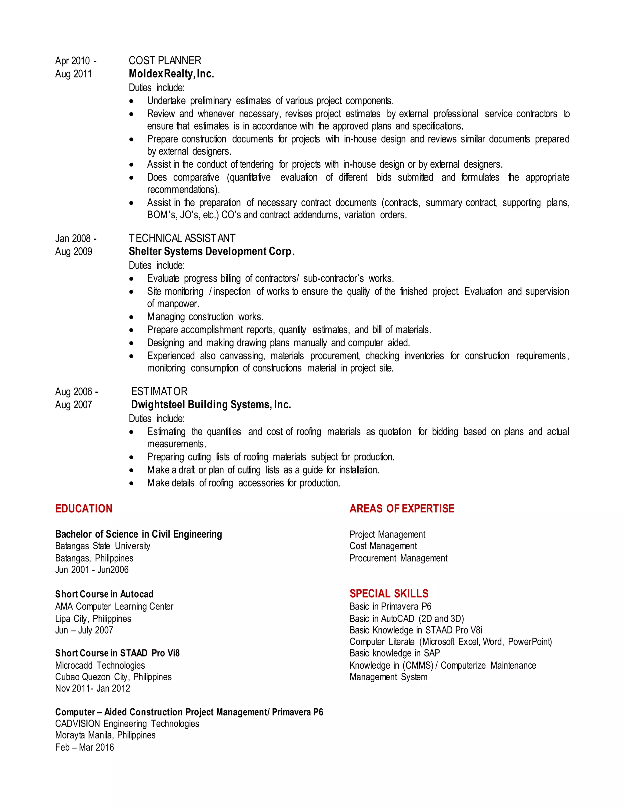 Marissa P. Mendoza.CV