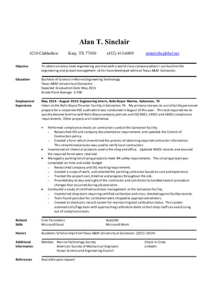 2014 Alan Sinclair Resume 10-14 | DOCX