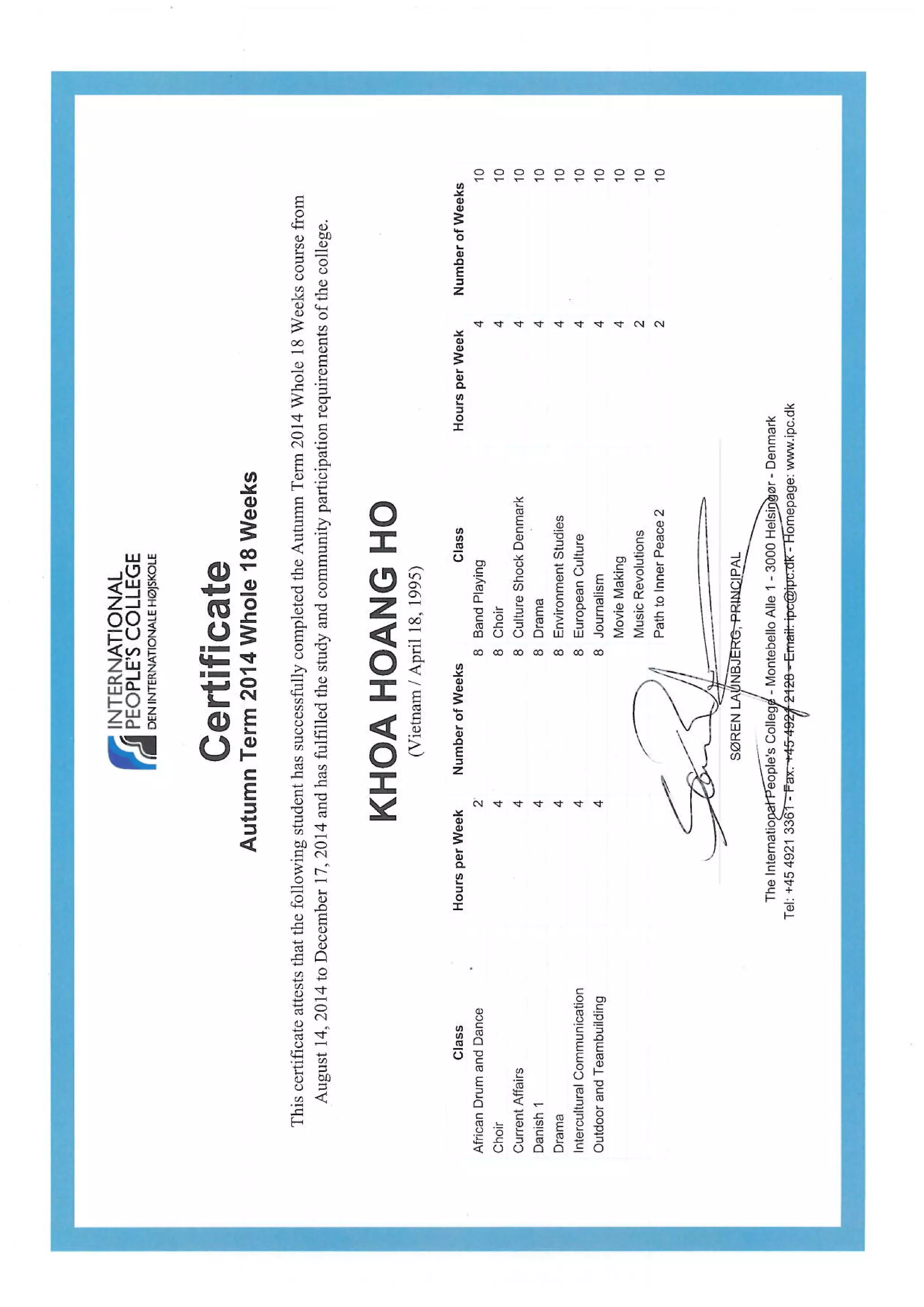 IPC.Certificate | PDF