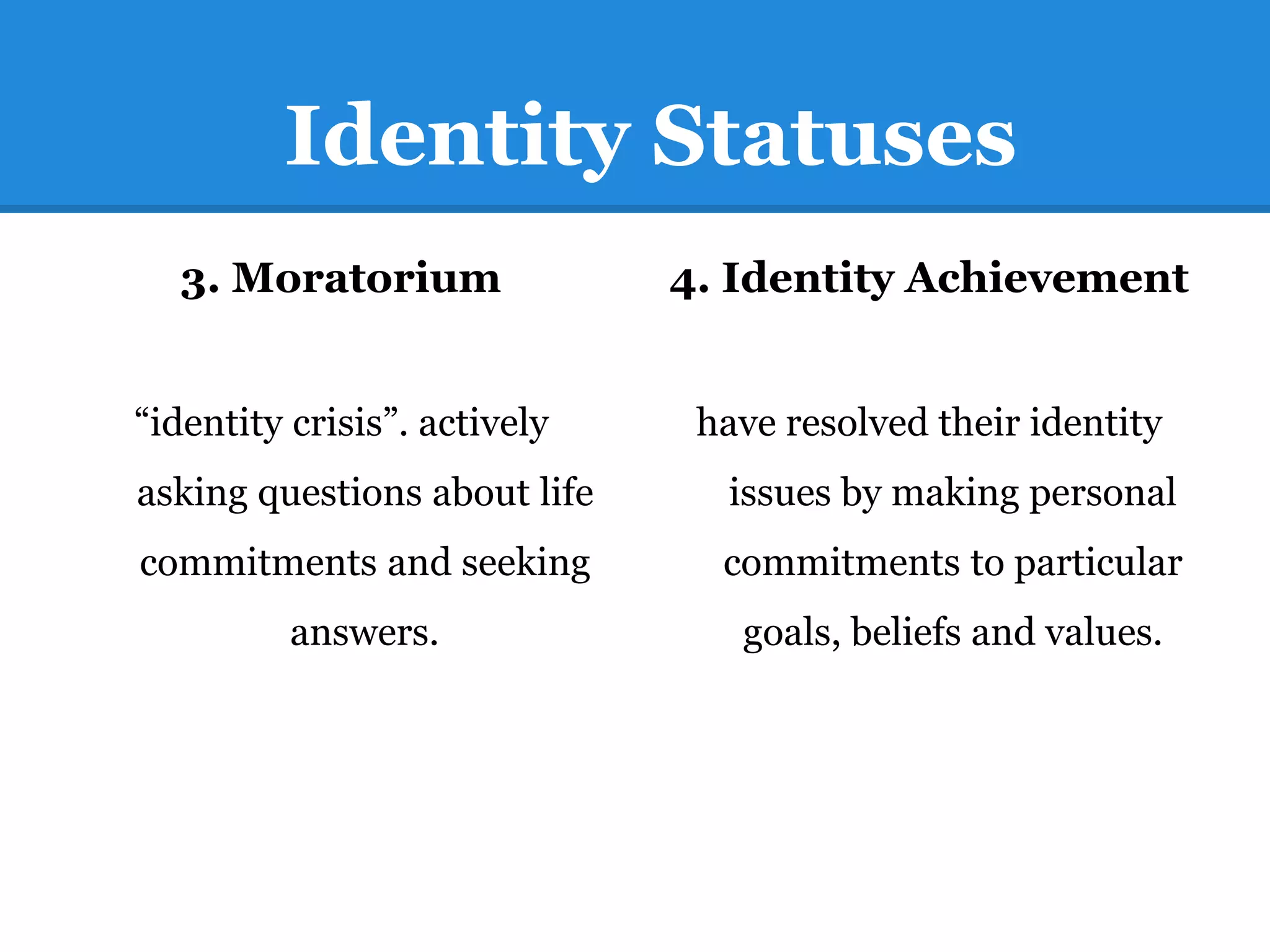 Identity Development Within Adolescence | PPTX