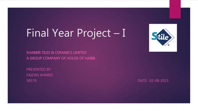 FYP Presentation - Copy | PPT