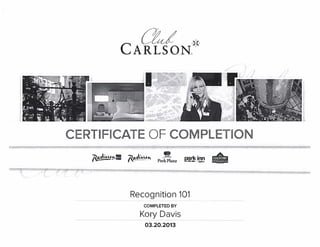 Kory Davis Radisson | PDF