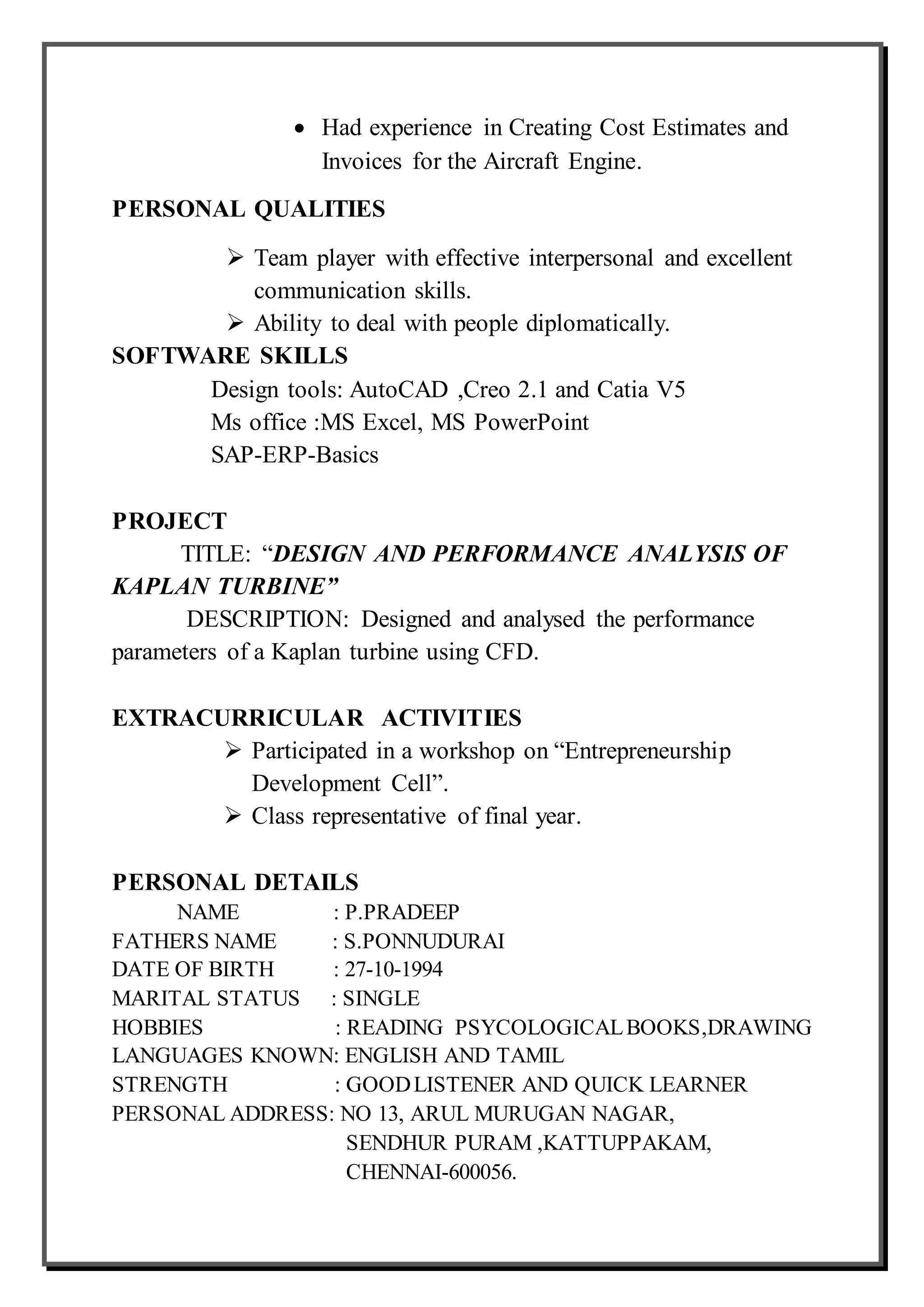 PRADEEP RESUME (2) | DOCX