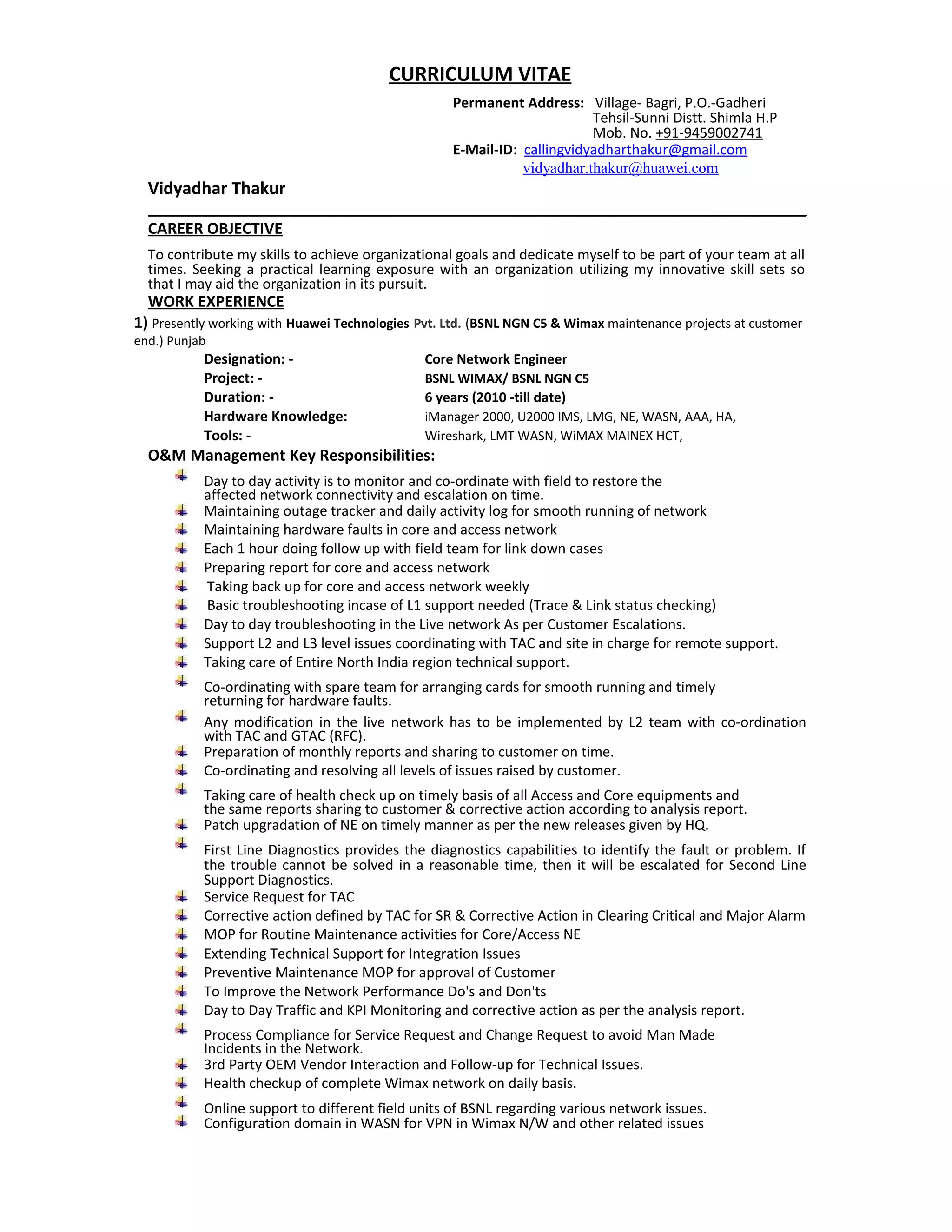 Vidyadhar Thakur_CV | DOC