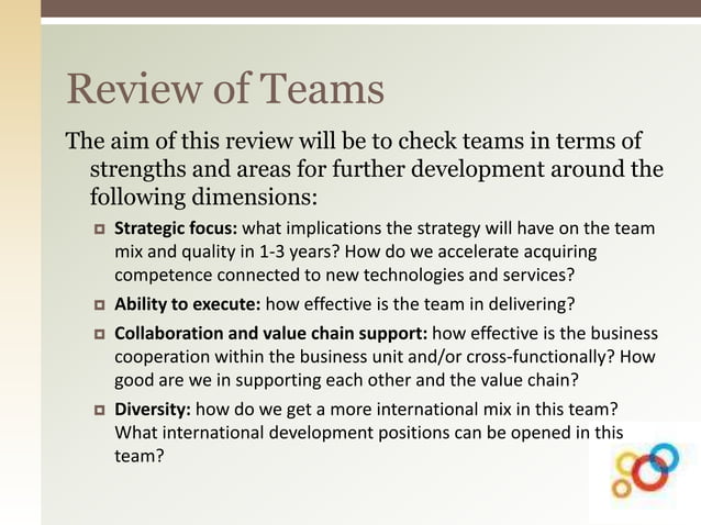 TALENT REVIEW | PPTX | Business Administration | Business