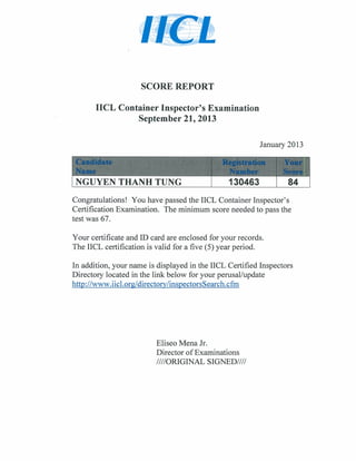 IICL-Certificate | PDF