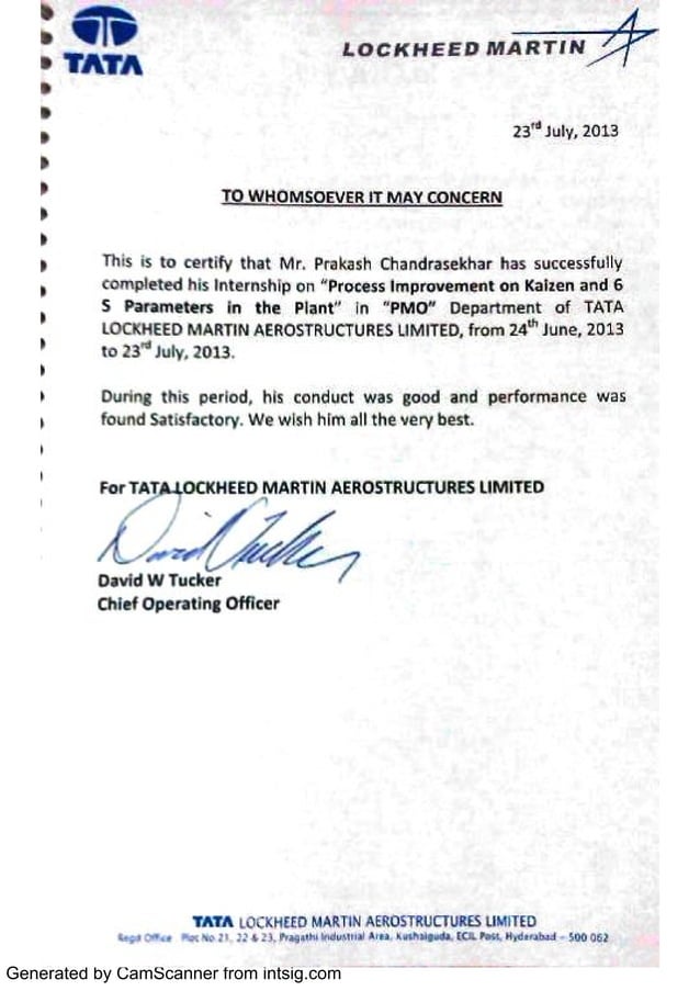 LM certificate | PDF