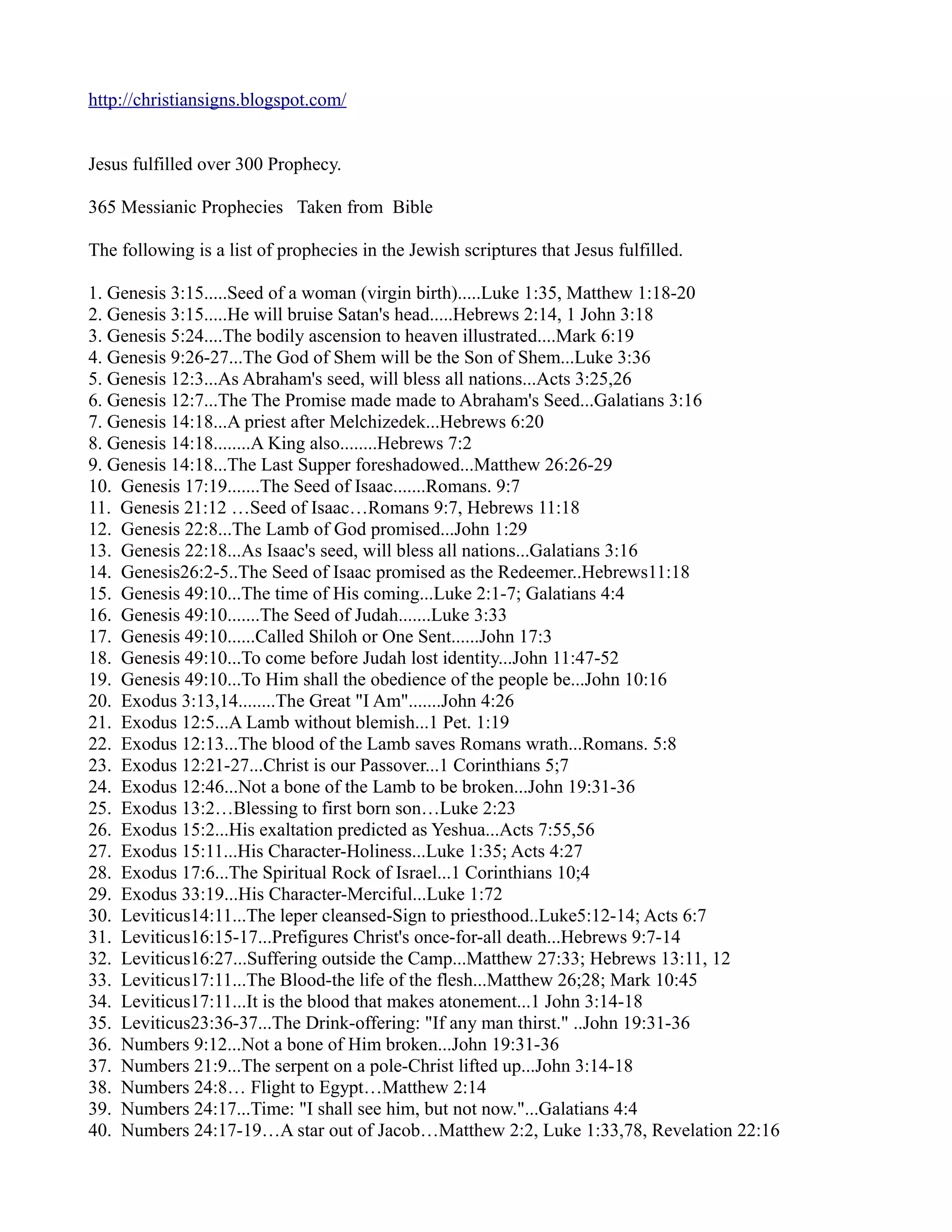 prophecy of jesus coming,birth.death | PDF