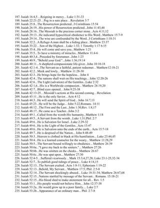 prophecy of jesus coming,birth.death | PDF