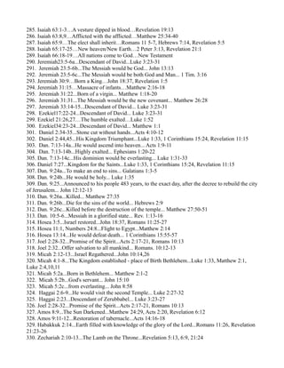 prophecy of jesus coming,birth.death | PDF