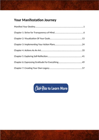 THE POWER OF MANIFESTATION | PDF