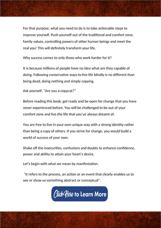 THE POWER OF MANIFESTATION | PDF