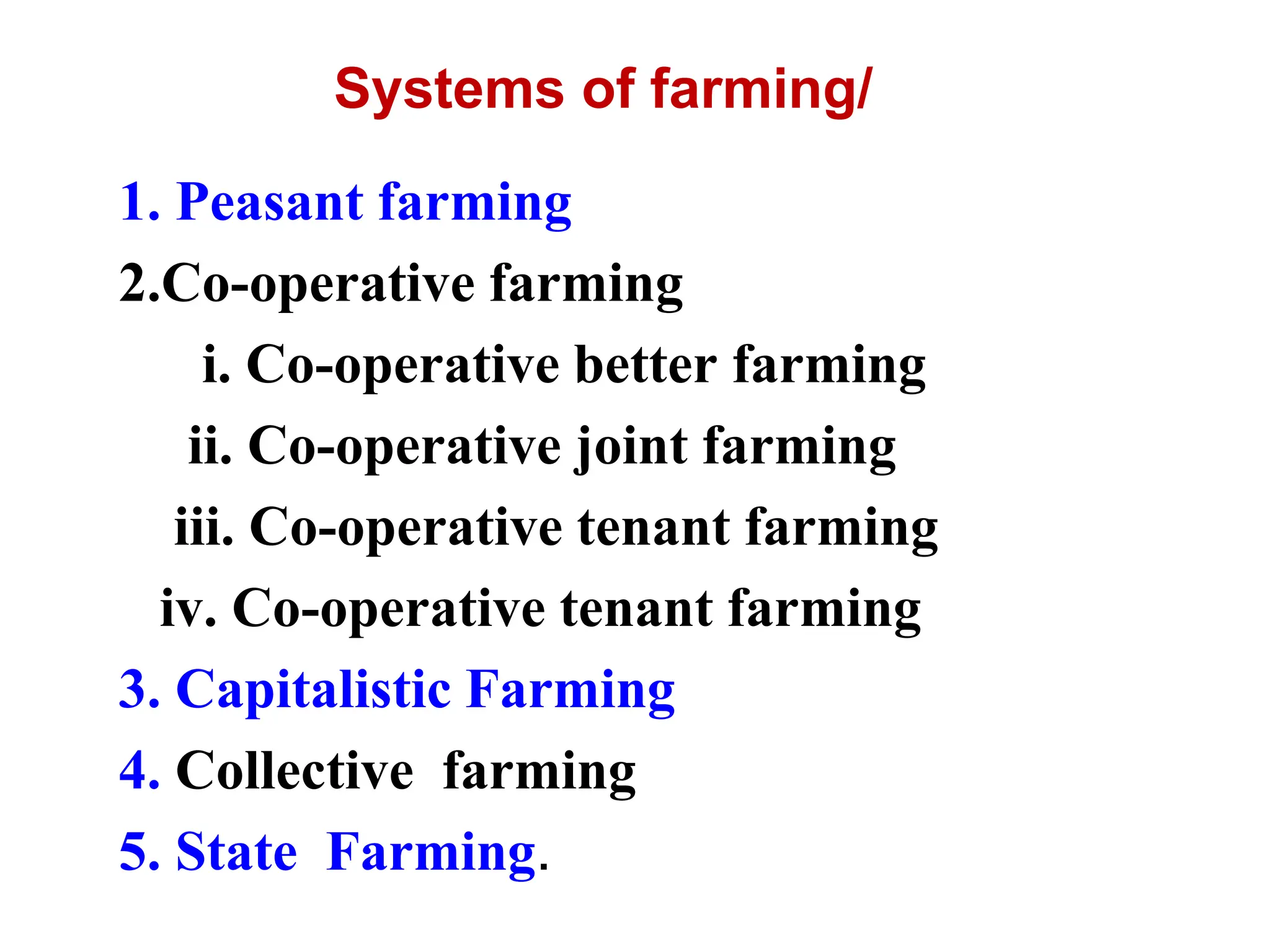 365 new Lect No 3 Types & Systems of Farming.ppt 365 new Lect No 3 ...