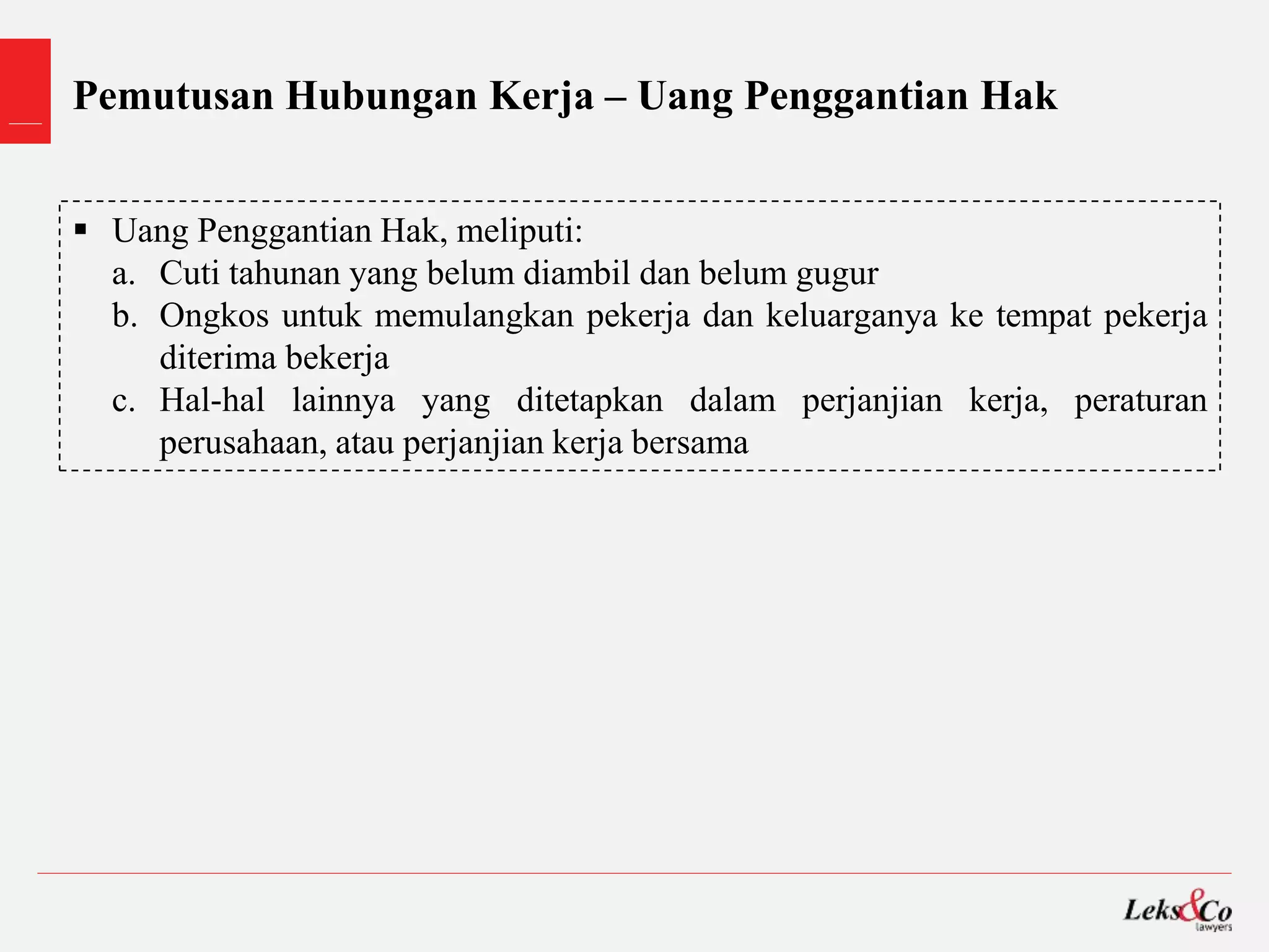 Hukum Ketenagakerjaan Pasca UU Cipta Kerja | PPTX