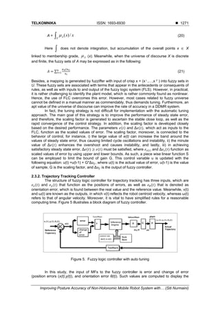 Improving Posture Accuracy of Non-Holonomic Mobile Robot System with Variable Universe of ...