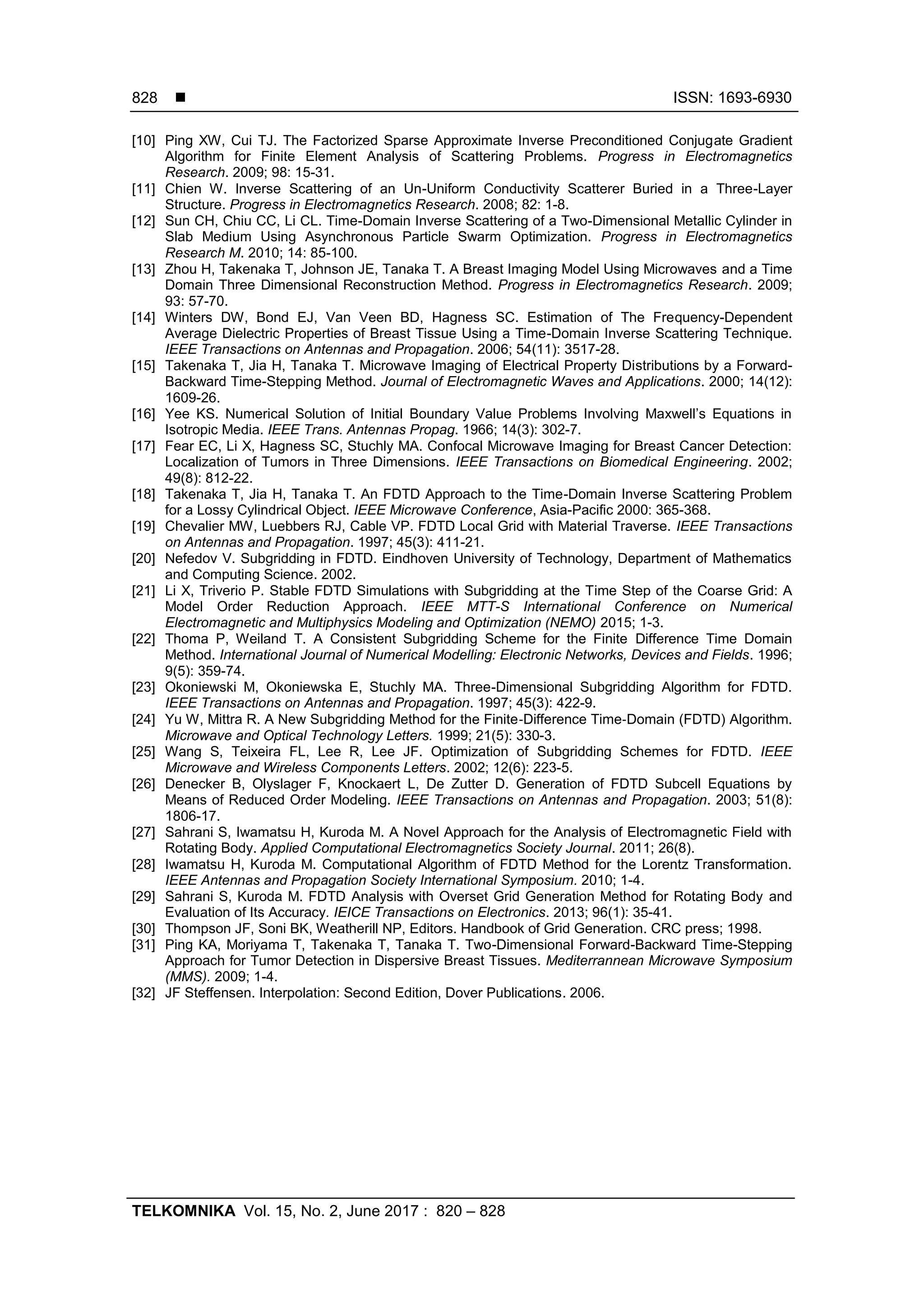 A New Approach for Solving Inverse Scattering Problems with Overset Grid Generation Method | PDF