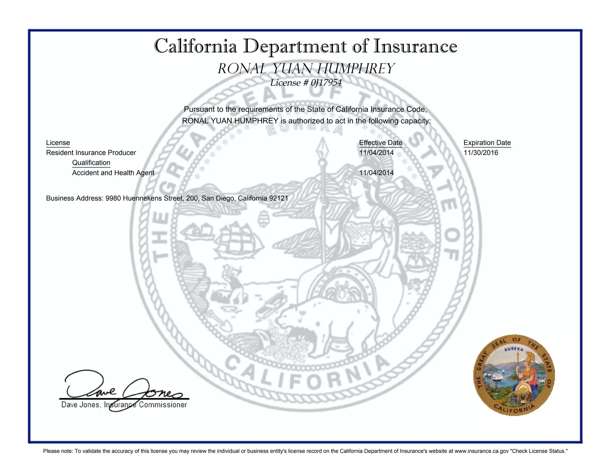CA license | PPT