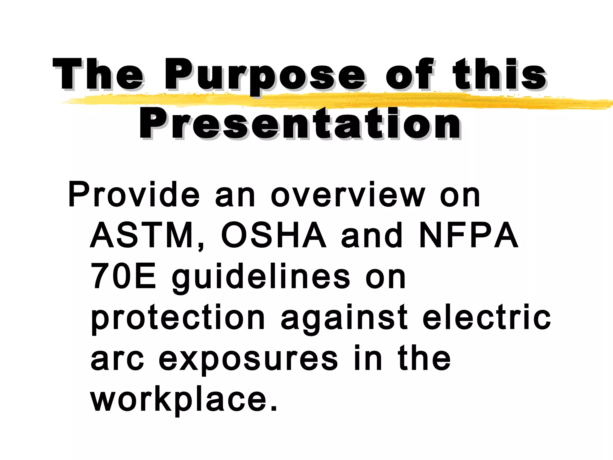 PAT NFPA 70E Compliance Presentation | PPT