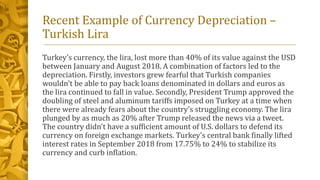 Appreciation and Depreciation of currency | PPTX