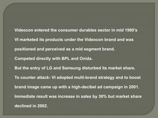 36631807 pm-videocon-case | PPTX
