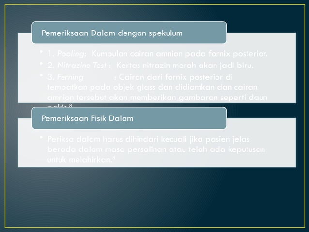PPT Laporan Kasus Ketuban Pecah Dini (KPD) | PPTX