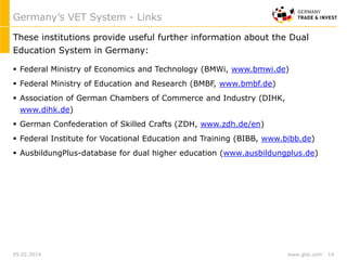 German Dual System VET | PDF | Apprenticeships | Careers