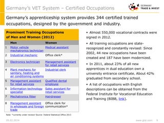 German Dual System VET | PDF | Apprenticeships | Careers