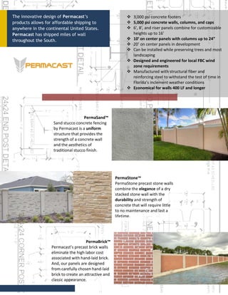 Permacast - Company Profile | PDF