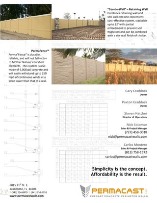 Permacast - Company Profile | PDF