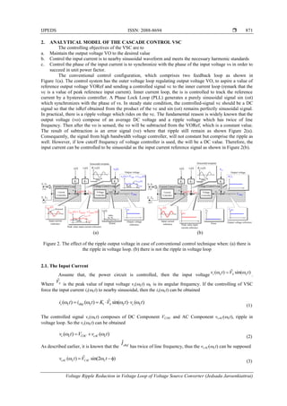 Voltage Ripple Reduction in Voltage Loop of Voltage Source Converter | PDF