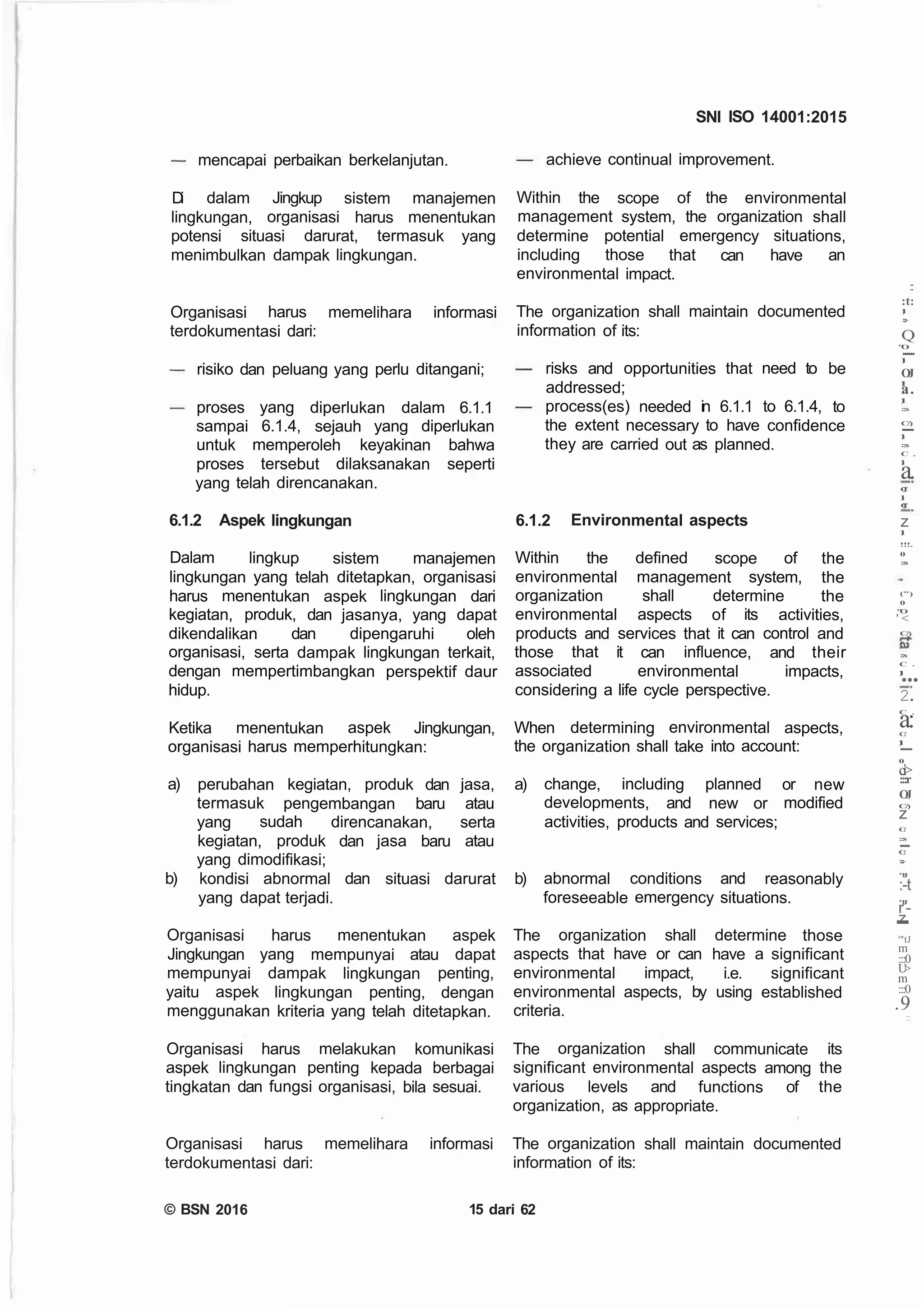 366933503 sni-iso-14001-2015-sistem-manajemen-lingkungan-persyaratan-dengan-panduan-penggunaan | PDF