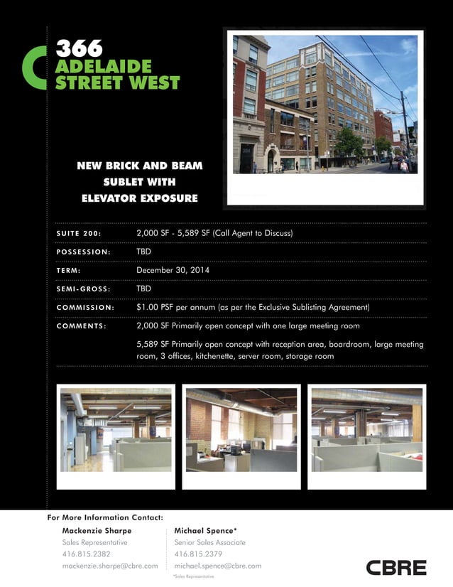 366 adelaide street west | PDF